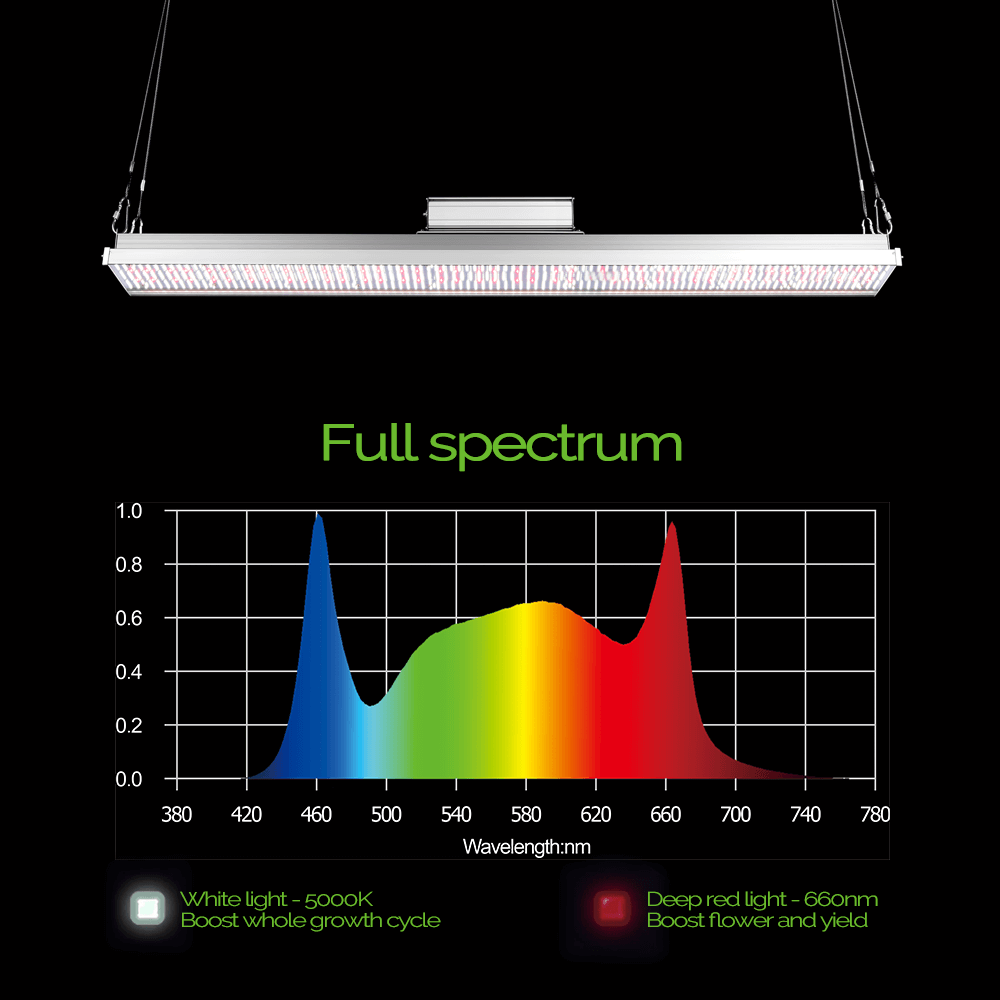 LED grow light 300watts for greenhouse and indoor planting